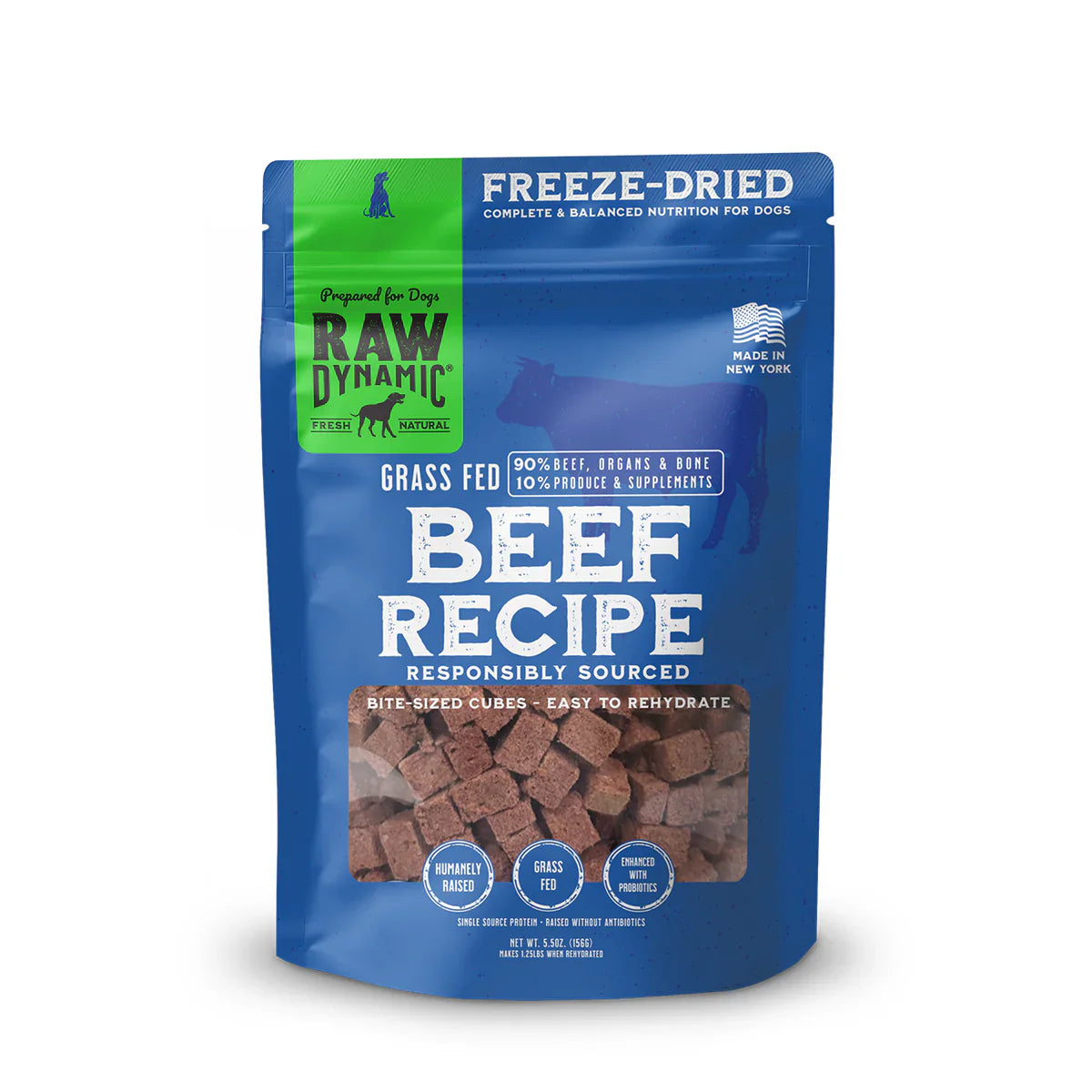 Raw Dynamic Freeze Dried Raw Beef Dog Food – Go Healthy Pet
